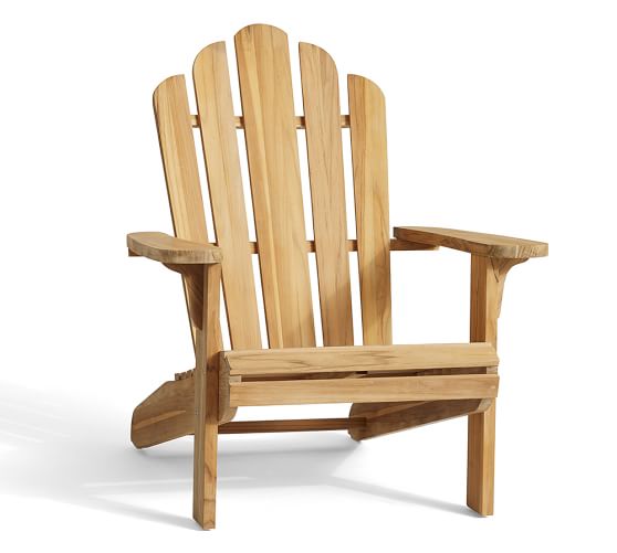 Teak Adirondack Chair Pottery Barn